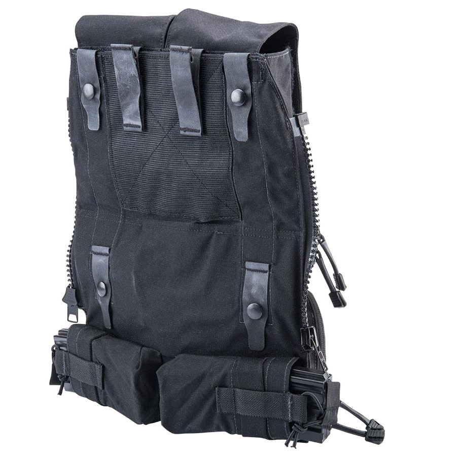 Crye Precision Pouch Zip-On Panel 2.0 (Color: Black) - Hero Outdoors