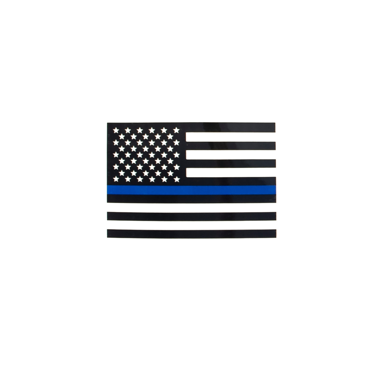Rothco Transparent Thin Blue Line Flag Decal - Hero Outdoors