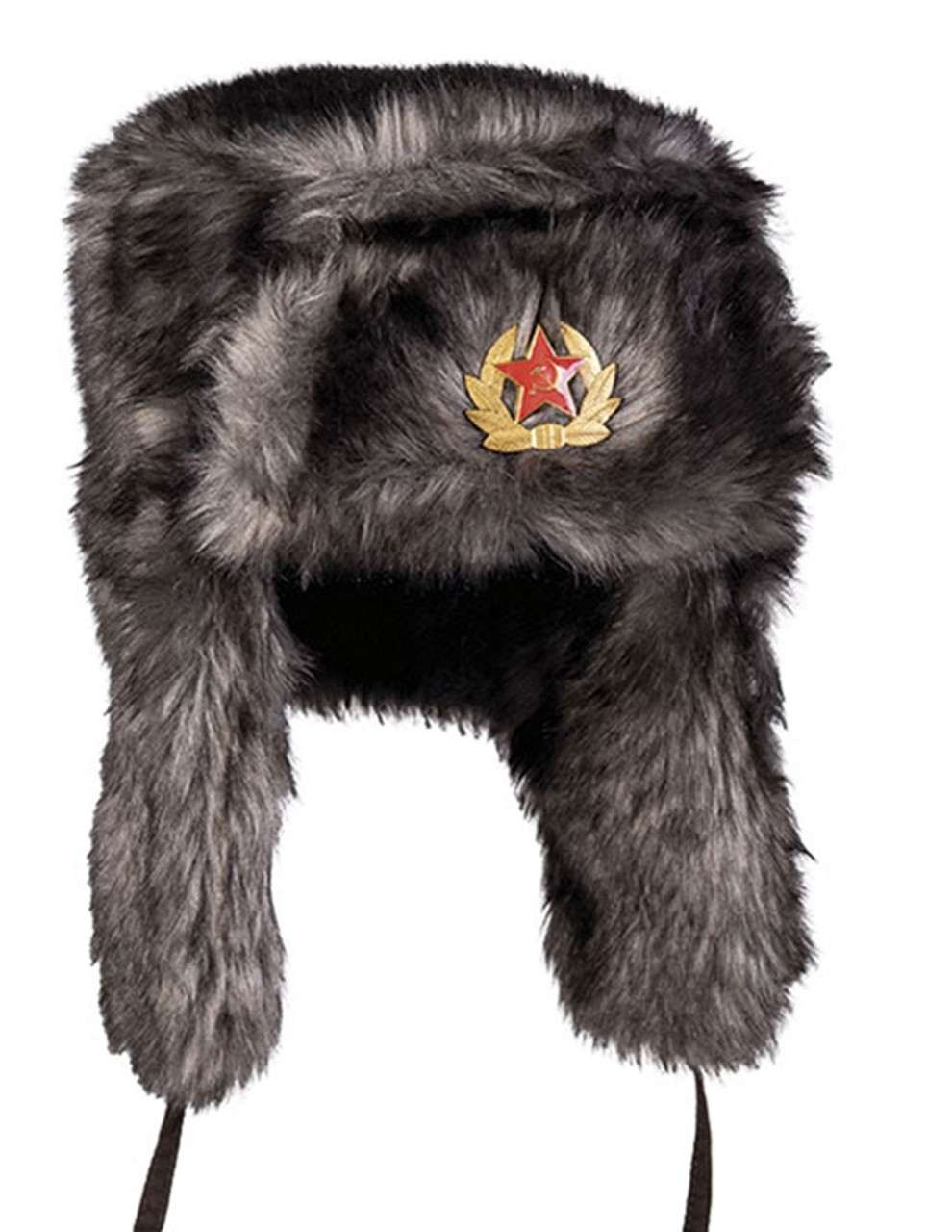 Mil-Tec Black Shapka Winter Hat - Hero Outdoors