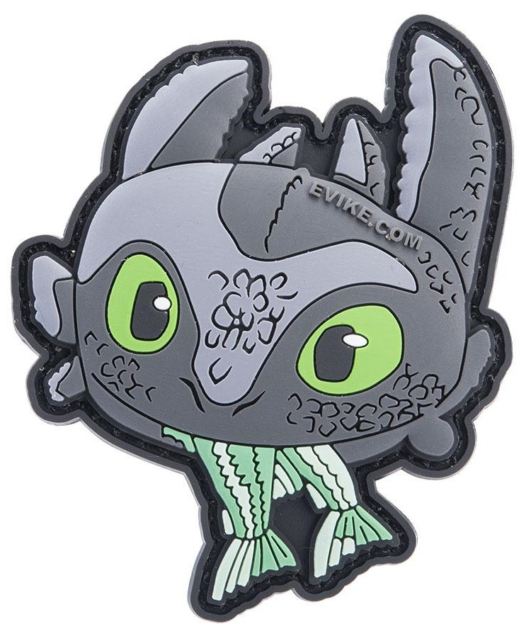 "Night Fury" PVC Morale Patch - Hero Outdoors