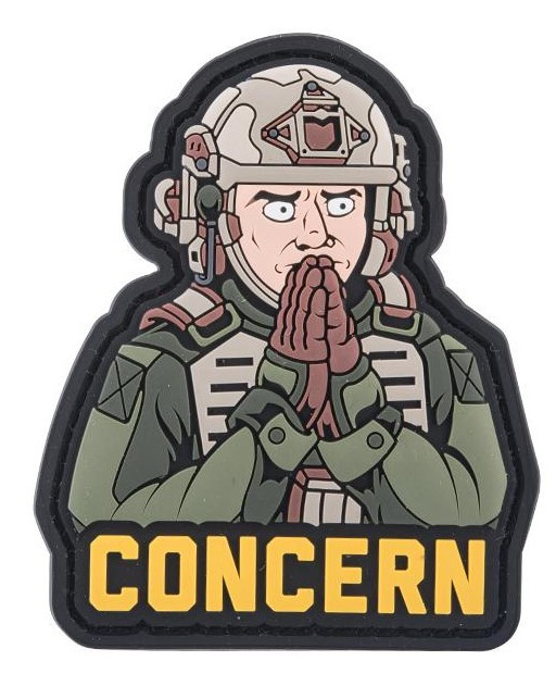 Mil-Spec Monkey "Concern" PVC Morale Patch - Full Color - Hero Outdoors