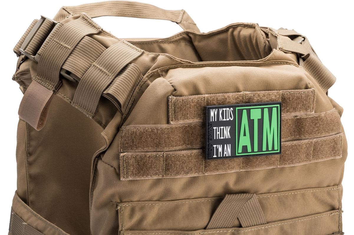 "My Kids Think I'm An ATM" PVC Morale Patch - Hero Outdoors