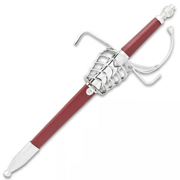 Legends In Steel Mini Guard Rapier & Scabbard - Hero Outdoors