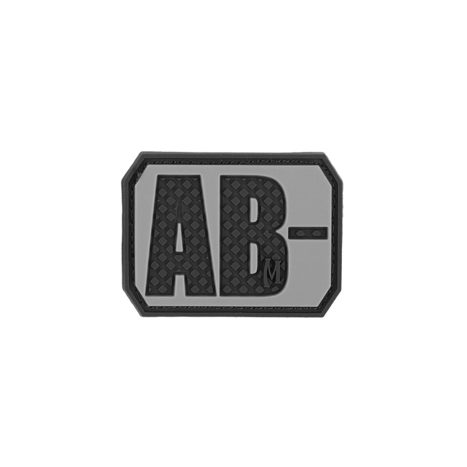 AB- Blood Type PVC - Morale patch - SWAT - Hero Outdoors