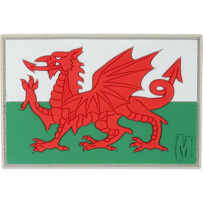 Welsh Flag PVC - Morale Patch - Full Colour - Hero Outdoors