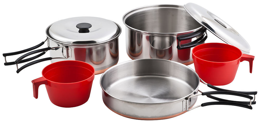 Chinook Ridgeline Stainless Steel Duo Cookset - Hero Outdoors