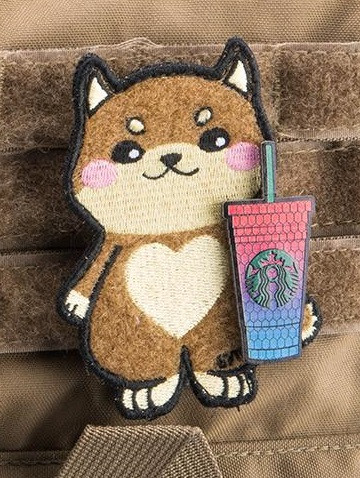 "Doge Tea Cup" PVC Morale Patch - Hero Outdoors