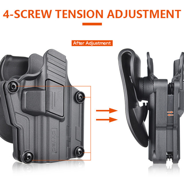 Cytac Universal Low Ride Holster w/Optic Cutout - Hero Outdoors