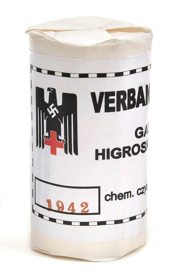 WW2 German Red Cross Gauze Bandage Roll Late War - Hero Outdoors