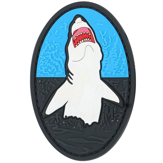 Great White Shark PVC - Morale Patch - Hero Outdoors