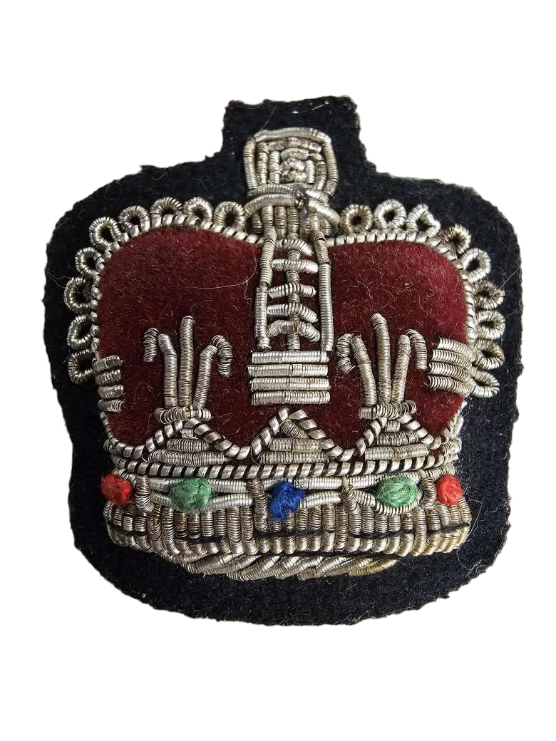 Canadian Armed Forces Kings Crown Bullion Beret Badge - Hero Outdoors