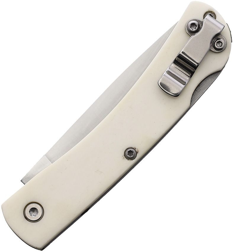 Small Lockback White Bone