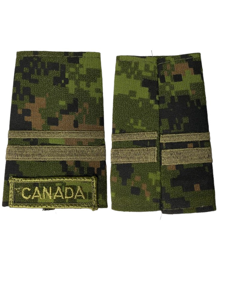 Canadian Armed Forces Cadpat Rank Epaulets Army - Lieutenant - Hero ...
