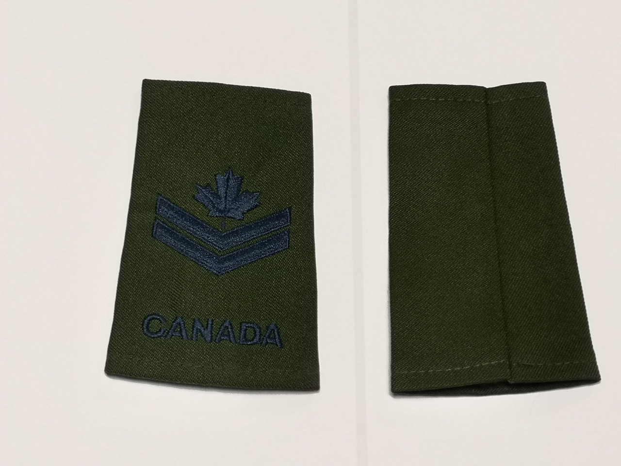 Canadian Armed Forces Green Rank Epaulets Air Force - Master Corporal ...