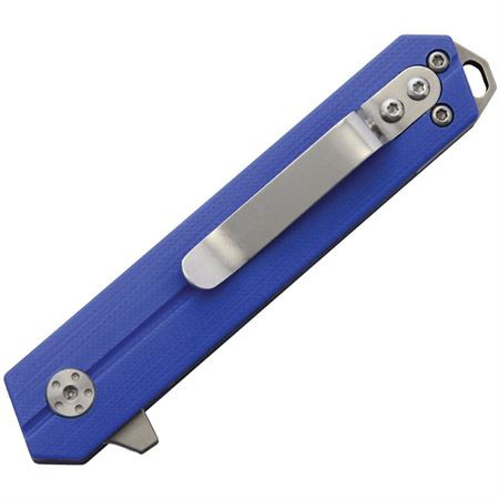 B'yond EDC Linear Flipper Folding Knife D2 SW, G10 Blue - Hero Outdoors