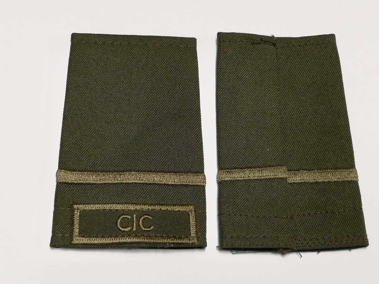 Canadian Armed Forces Green Rank Epaulets CIC - Officer Cadet - Hero ...