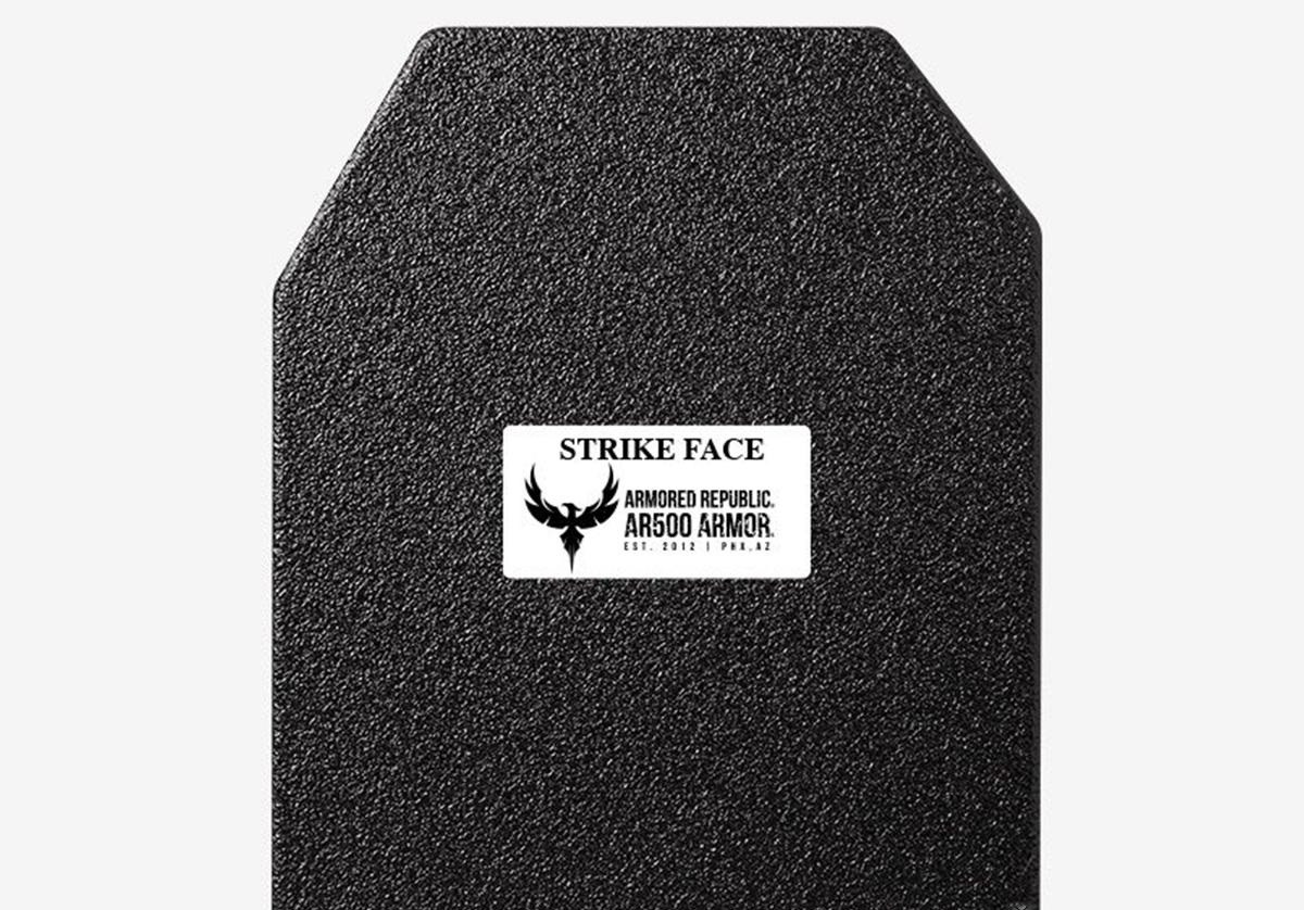 AR500 Armor Level III 10" x 12" Steel Heritage Plate Body Armor