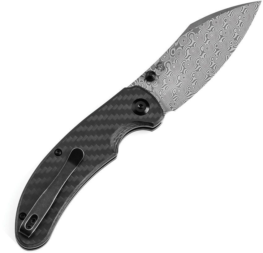Nesstreet Button Lock Damascus