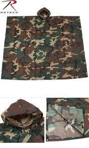 Rothco GI Type Military Rip-Stop Poncho - Woodland Camo - Hero Outdoors