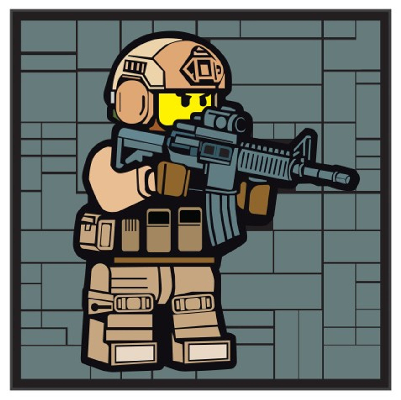Morale Patch - PVC Lego Soldier