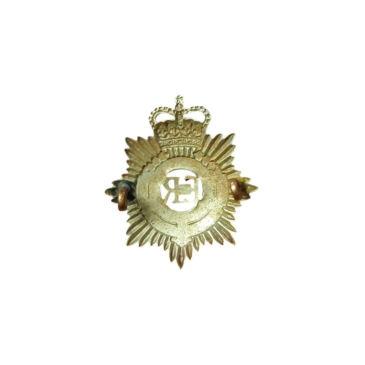 Post War Queen's Crown Royal Canadian Army Service Corps Cap Badge