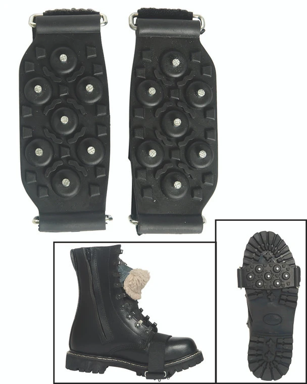 Mil-Tec® Black Boot Spikes - Hero Outdoors