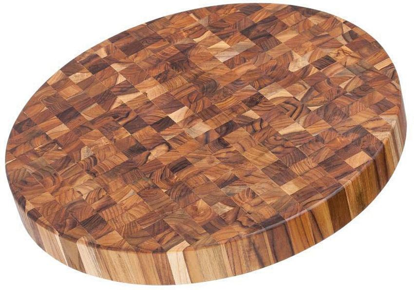 TEAK HAUS Butcher Block Cutting Board