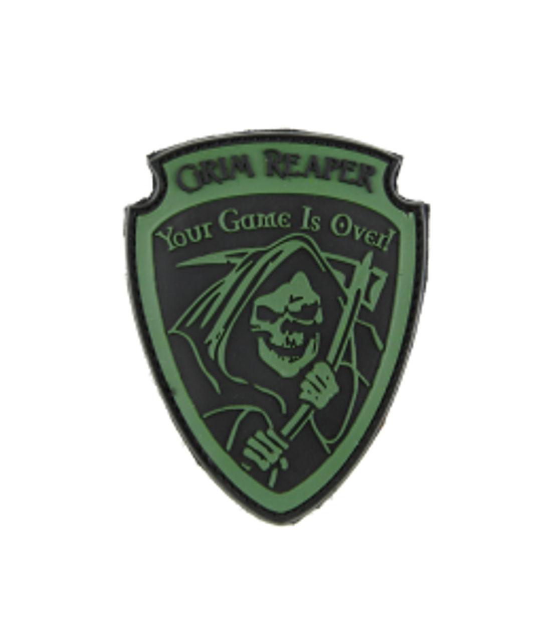 Grim Reaper - Green - Morale Patch - Hero Outdoors