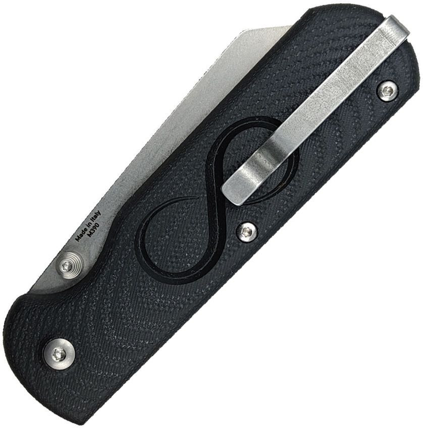 STRAIGHT LINE Rox Button Lock Black G10