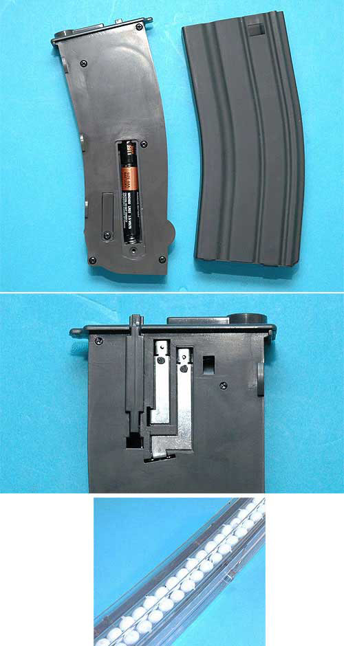 G&P 130 rds Illuminated Tracer Magazine - for M4 M16 Series Airsoft AEG ...