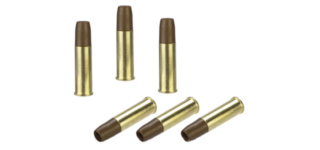 Spare Brass Shells for WinGun / Dan Wesson Series Airsoft Co2 Revolvers ...