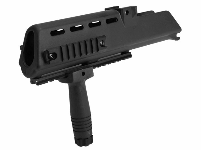 RIS Handguard Set for H&K G36 Series Airsoft AEG Rifles - Black - Hero ...