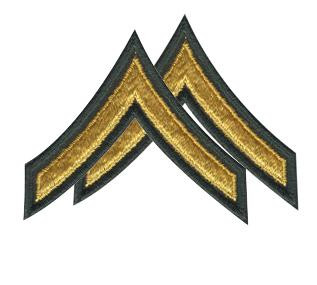Army Rank Patch - Large - Hero Outdoors