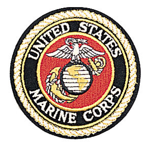 Deluxe Round U.S.M.C. Patch - Hero Outdoors