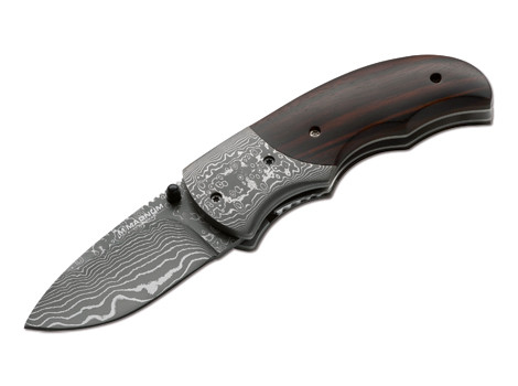 Boker Magnum 01MB178Dam Damascus Stubby - Hero Outdoors