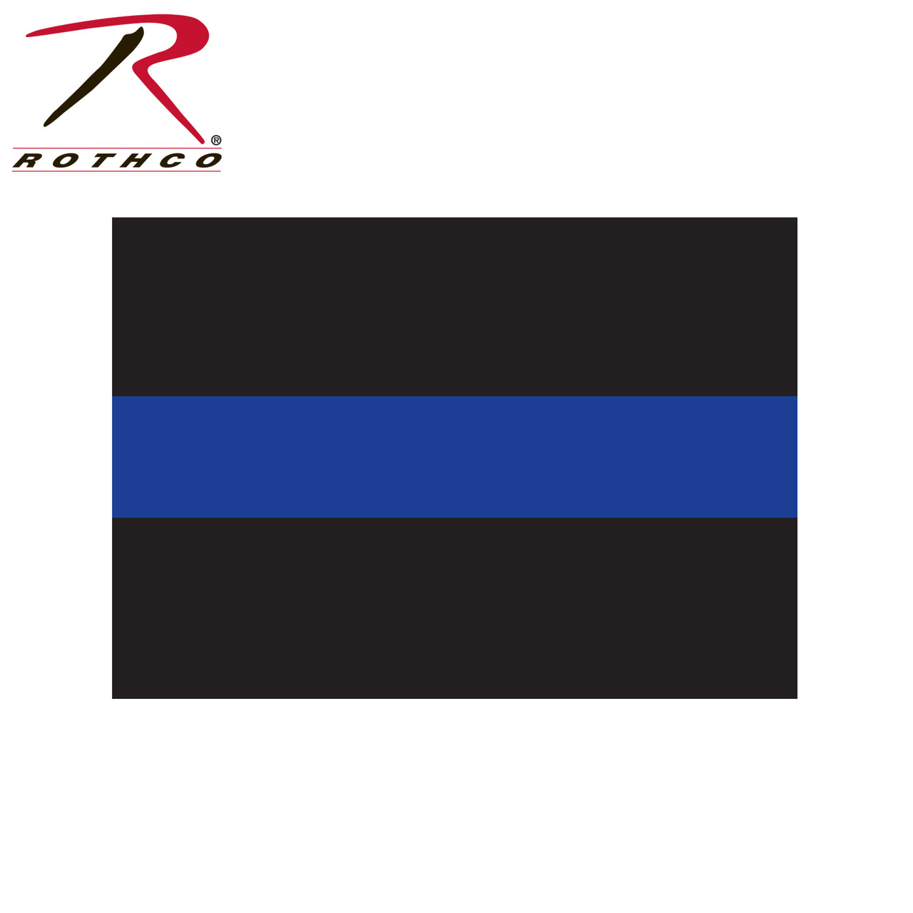 Rothco Thin Blue Line Decal - Hero Outdoors