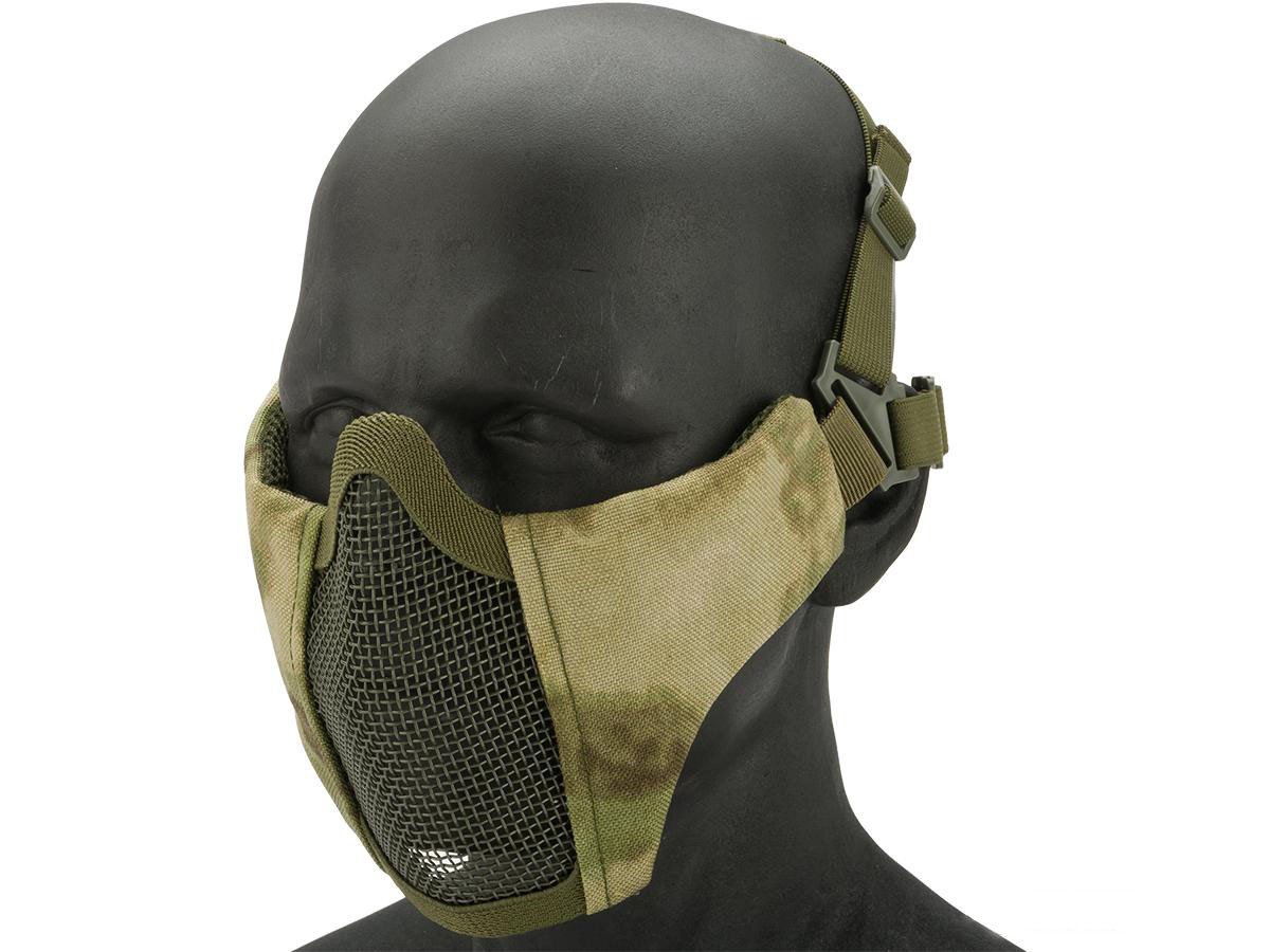 Matrix Low Profile Iron Face Padded Lower Half Face Mask (Color: Arid ...