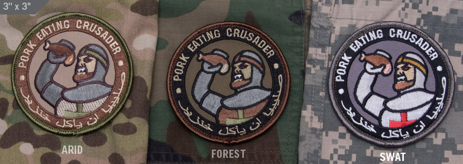 Pork Eating Crusader - Morale Patch - Hero Outdoors