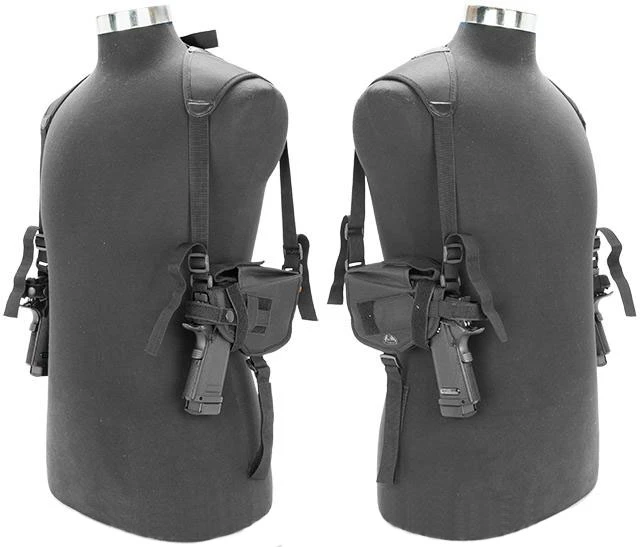 Matrix Tactical Modular Dual Pistol Shoulder Holster - (Black) - Hero ...