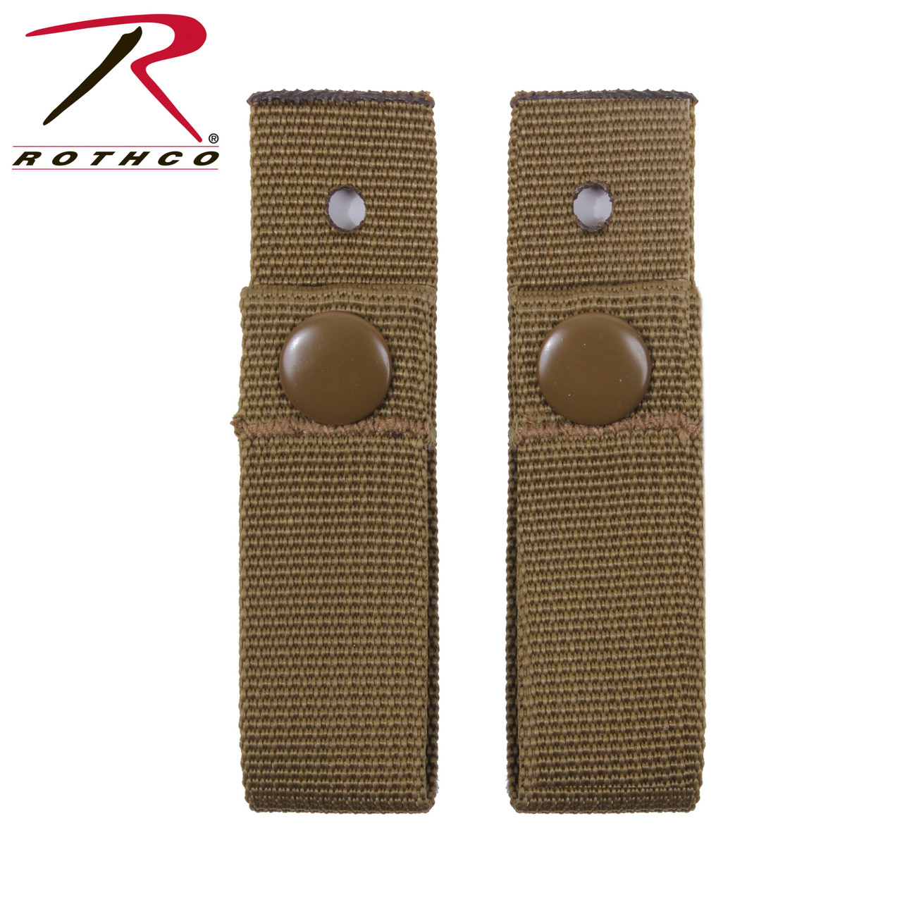 Rothco MICH Helmet Goggle Straps - Coyote Brown - Hero Outdoors