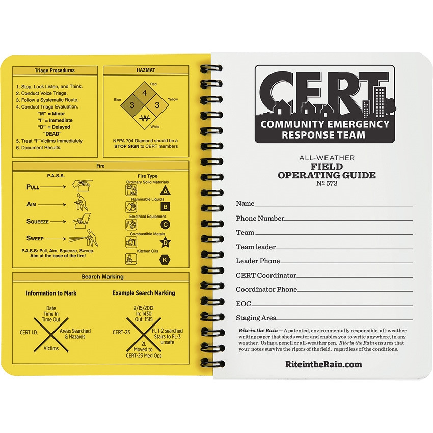CERT Field Operators Guide - Hero Outdoors