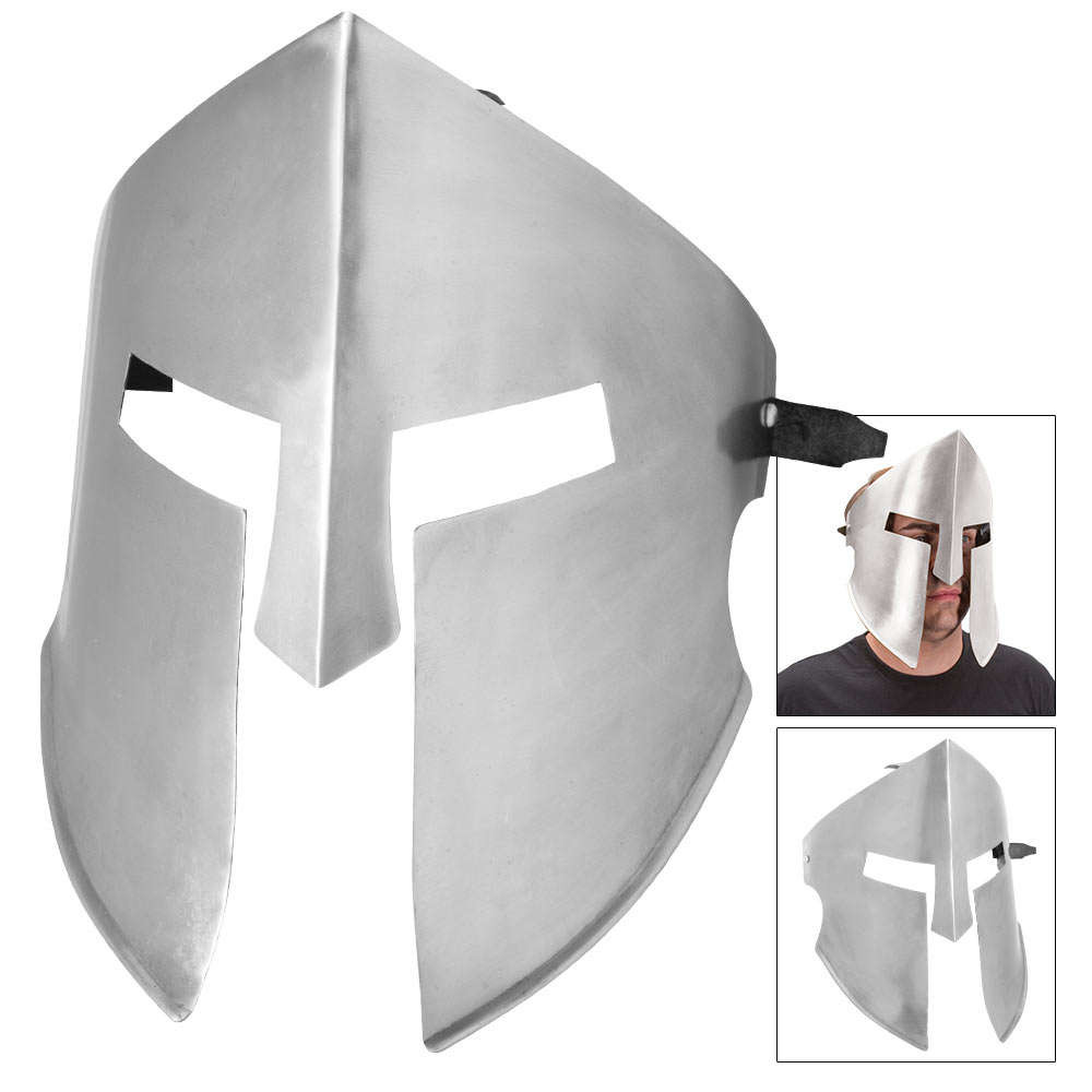 20-Gauge Iron Spartan Battle Mask – Silver - Hero Outdoors