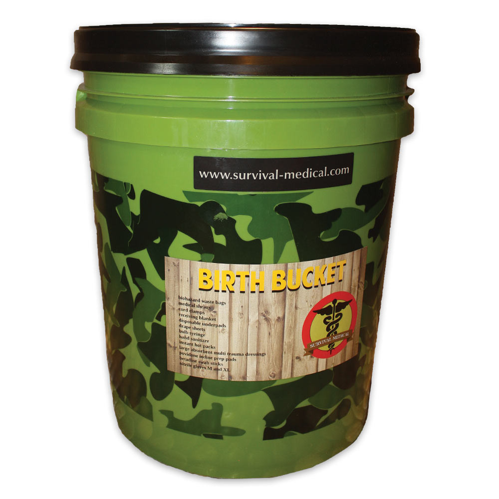 Survival Medical Birth Bucket – Emergency Kit - Hero Outdoors