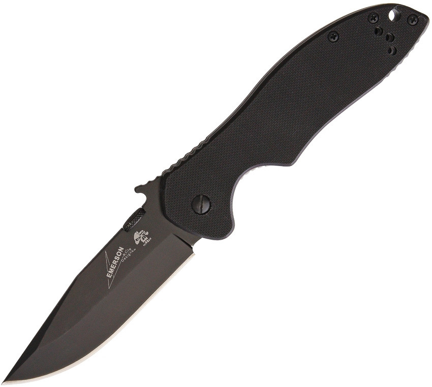 Kershaw 6034BLK CQC-6 Black w/ Emerson Wave Opening - Hero Outdoors