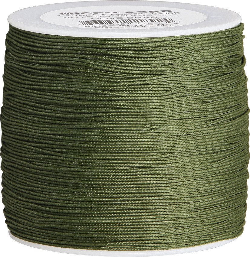 Micro Cord 100lb, 1000 Ft. Spool - Olive - Hero Outdoors