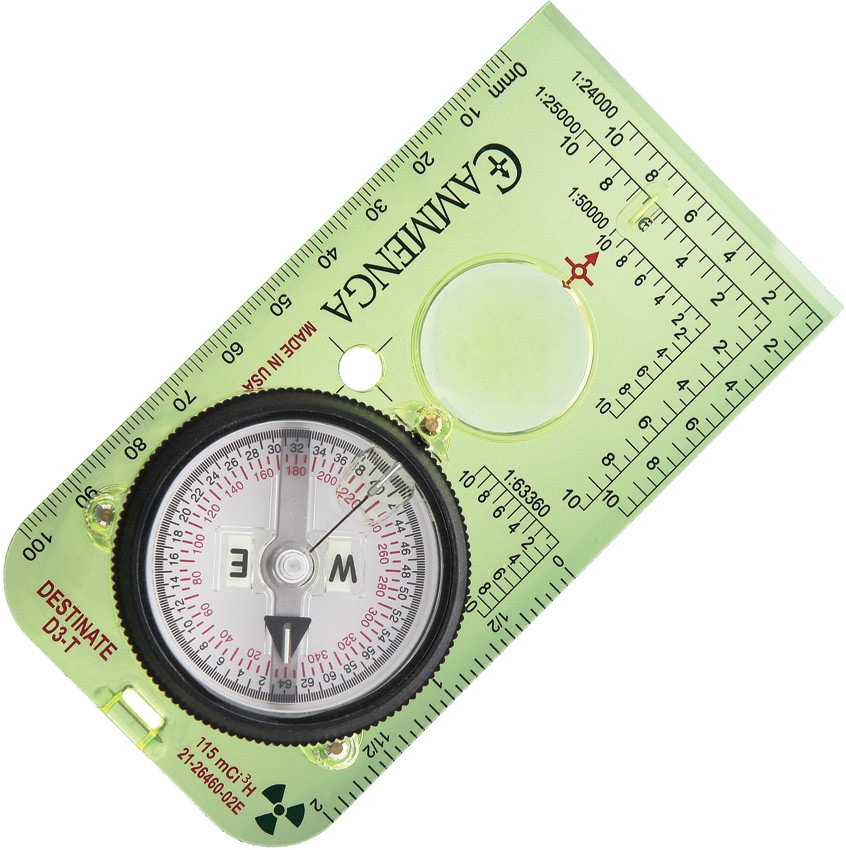 Tritium Protractor Compass - Hero Outdoors