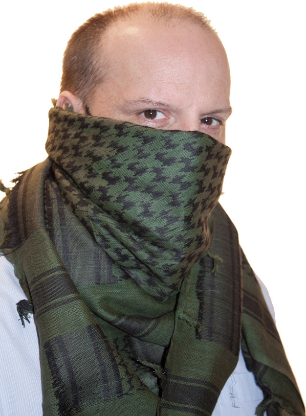 Shemagh Black/Olive - Hero Outdoors