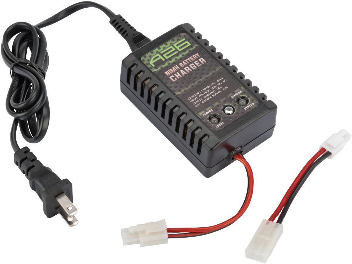 Airsoft A26 / X-7 Compact Smart Charger for NiMh NiCd AEG Batteries by ...