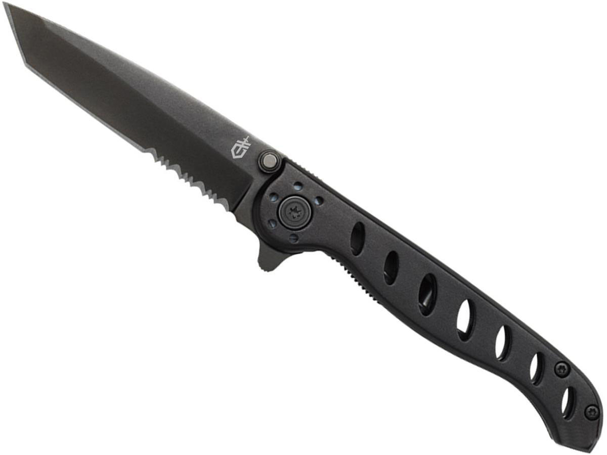 Gerber EVO Mid Folding Knife with Semi-Serrated Tanto Blade - Hero Outdoors