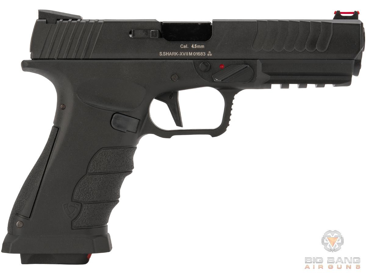 APS Shark Full Automatic Select-Fire CO2 Gas Blowback .177 / 4.5mm Air ...
